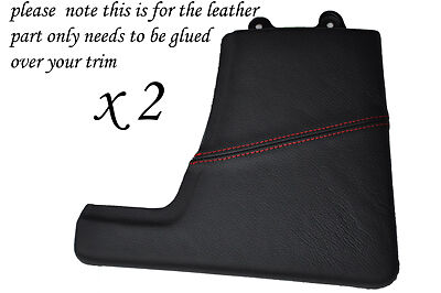 RED STITCH FITS PORSCHE 997 CARRERA 987 BOXSTER 2XSIDES CENTRE CONSOLE ...