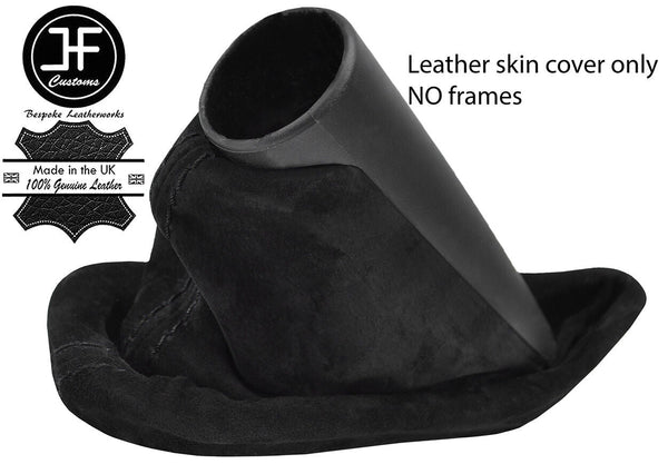 BLACK STITCH REAL SUEDE HANDBRAKE GAITER FOR BMW MINI COOPER F55 F56 2 ...